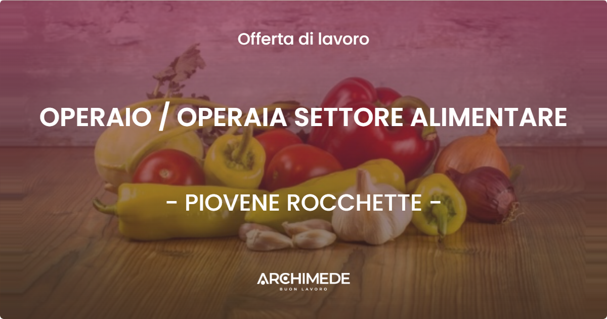 Offerte Lavoro - Archimede