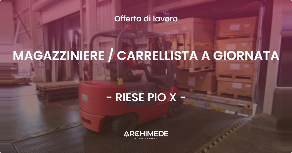 Offerte Lavoro - Archimede